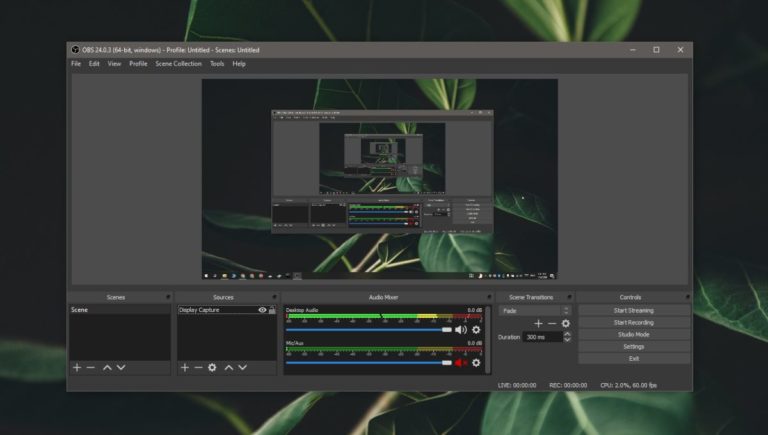 How to record the screen with OBS on Windows 10