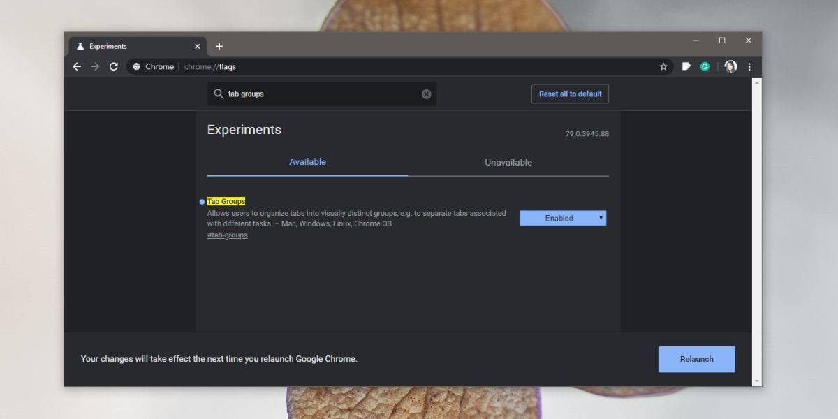 How to enable tab grouping in Chrome