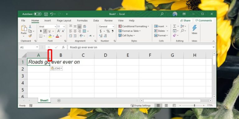 How to fix text overflow in cells in Excel Office 365