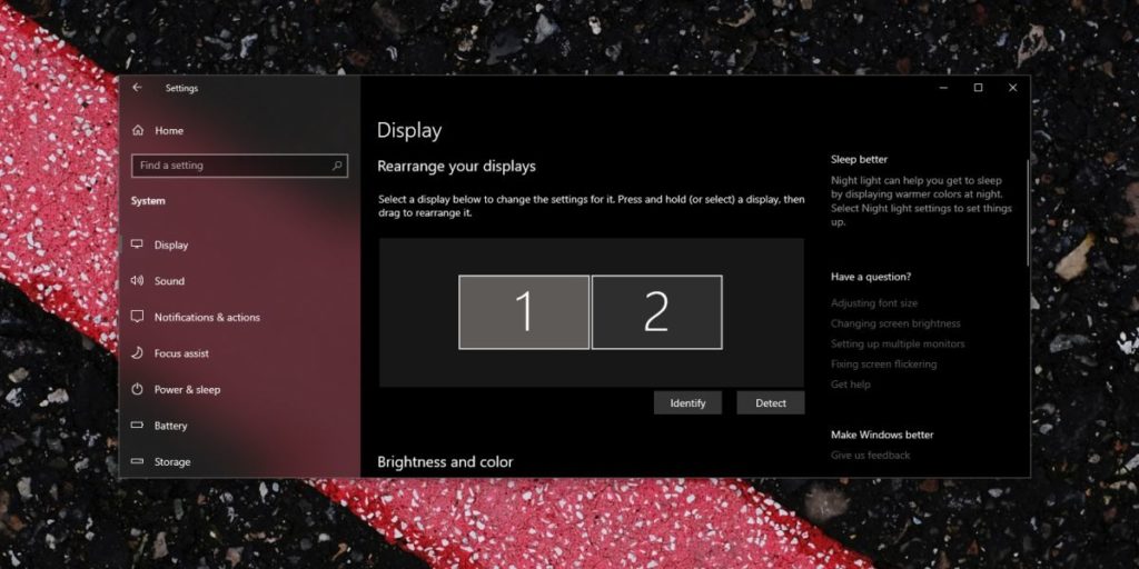 How to set different scaling levels of multiple monitors on Windows 10