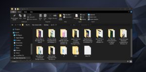 How to delete files but keep folders on Windows 10