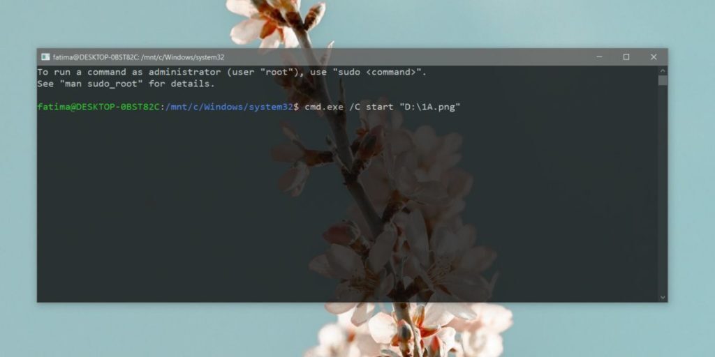 How to open files from Windows Subsystem for Linux on Windows 10