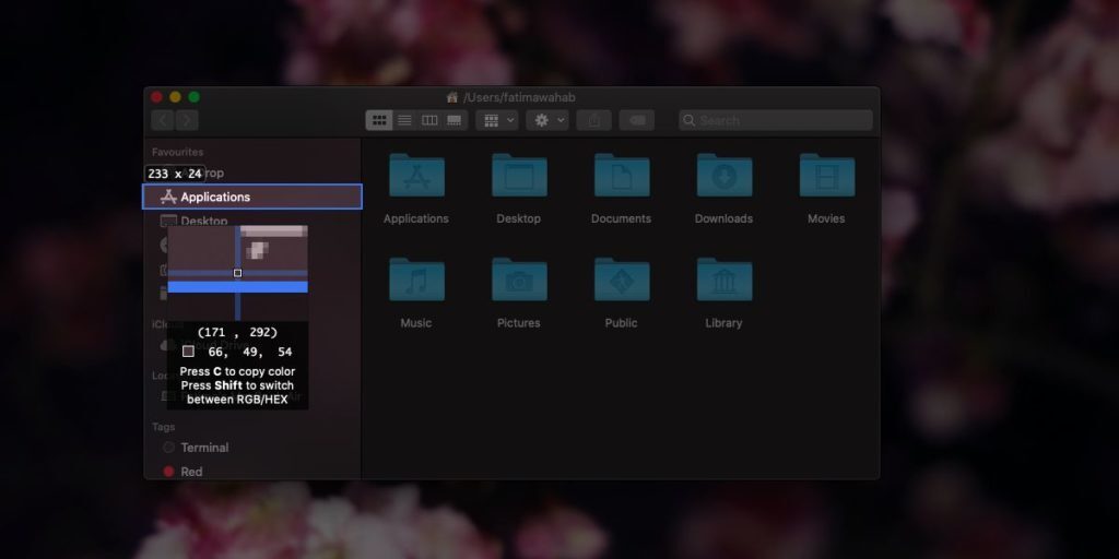How to screenshot individual UI elements on macOS