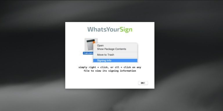 How to check if an app is signed on macOS