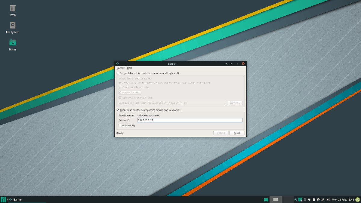 How to share mouse and keyboard over the LAN on Linux