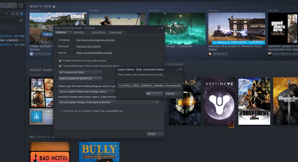 How to play Bully: Scholarship Edition on Linux