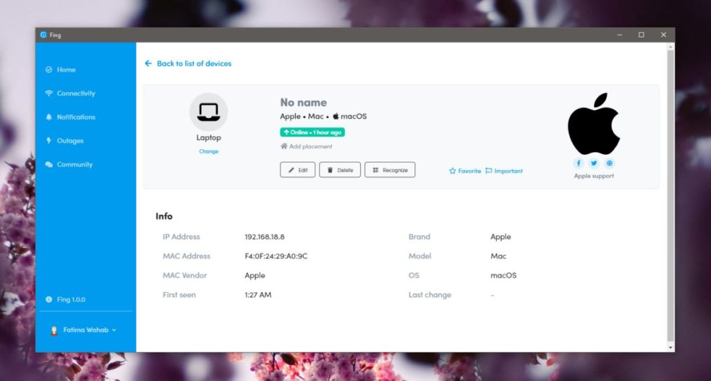 How to view all devices connected to the network on Windows 10