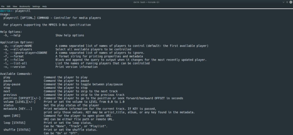 How to control music players from the Linux command-line