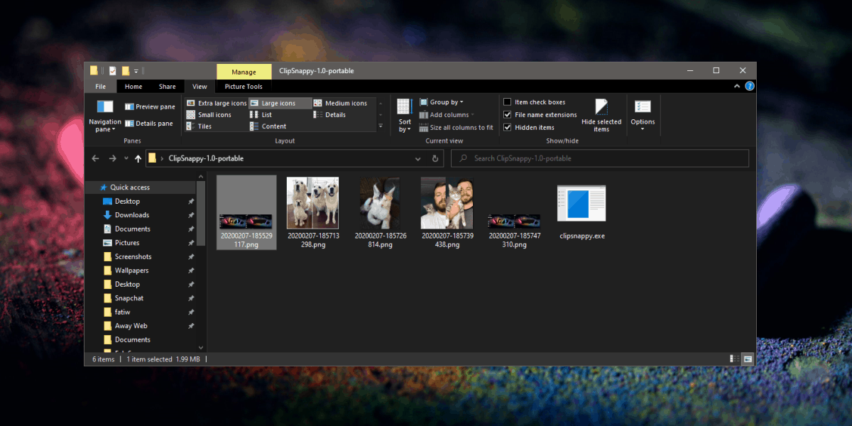 How to automatically save images from the clipboard on Windows 10