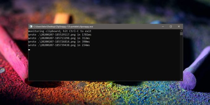 How to automatically save images from the clipboard on Windows 10