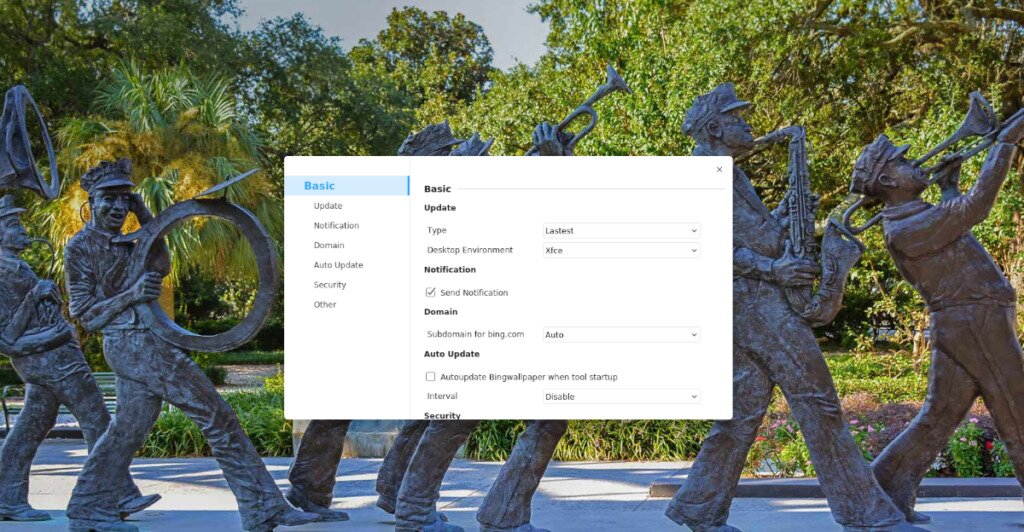 How to set the Bing image of the day as the wallpaper on Linux