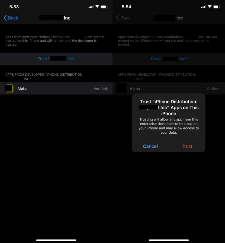 How to fix the 'Untrusted Developer' error on iOS