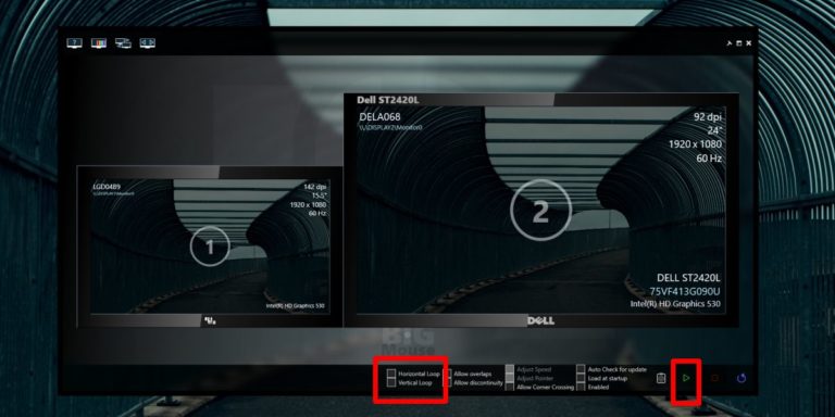 How to wrap the mouse across multiple monitors on Windows 10