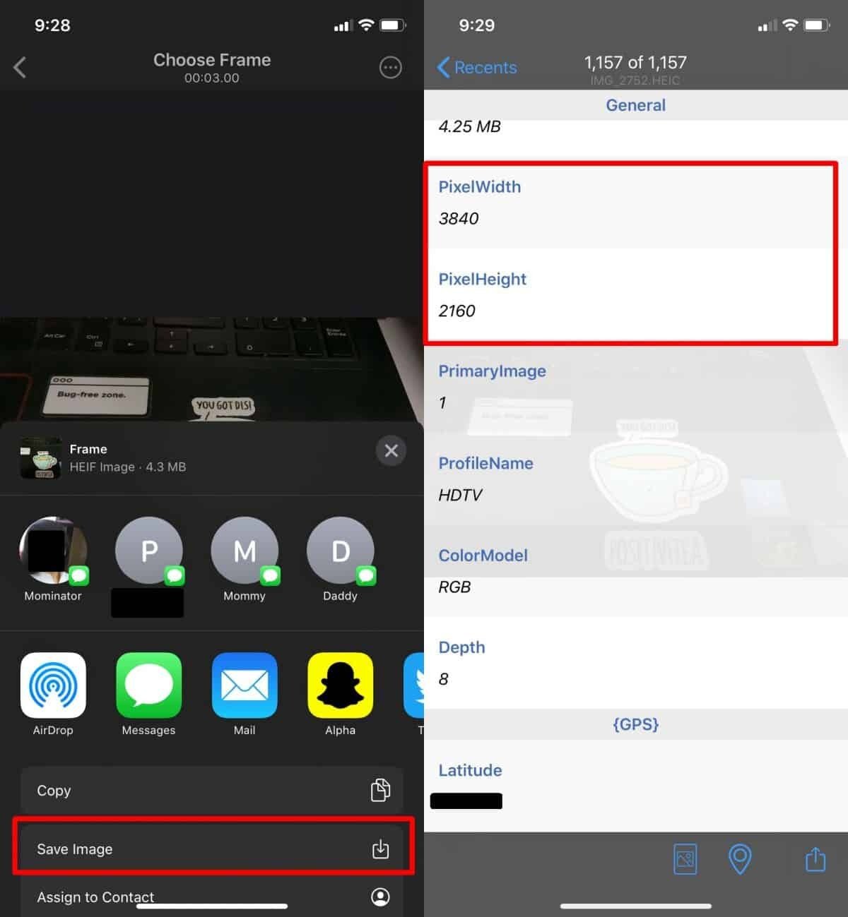 How to extract high resolution frames from 4K videos on iOS