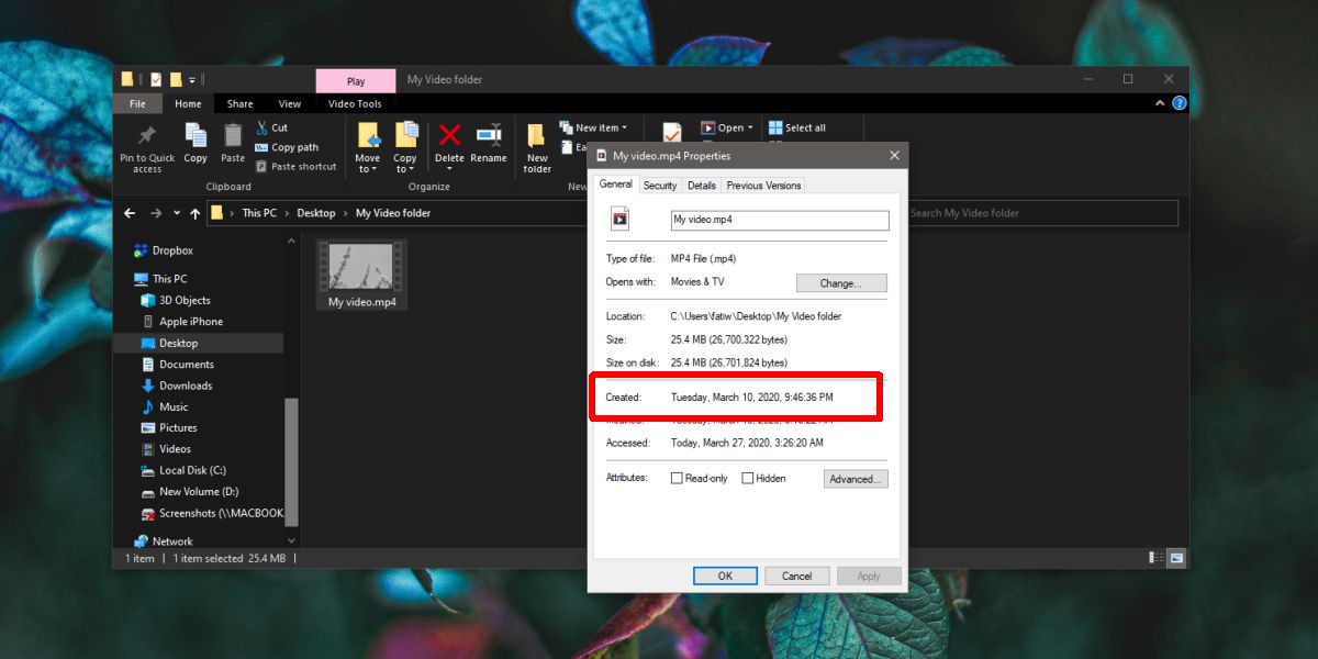 How To Change The Created Date For A File On Windows 10