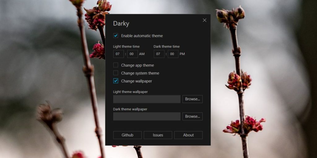 How to change the wallpaper with the theme on Windows 10