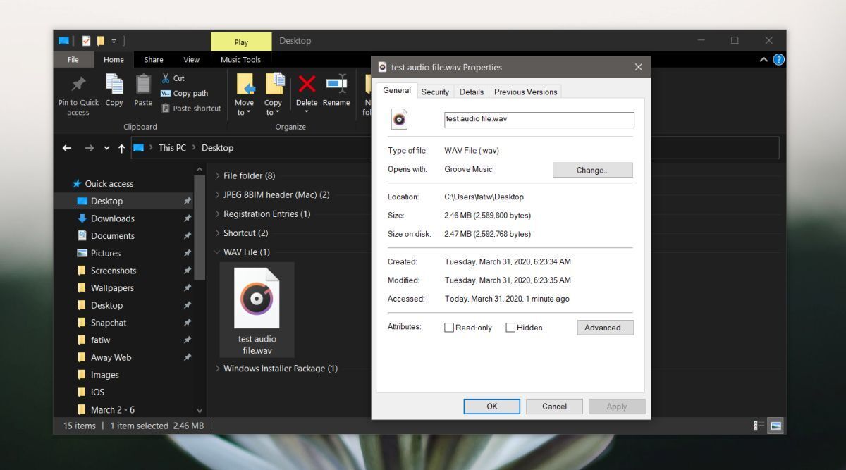How to compress an audio file on Windows 10