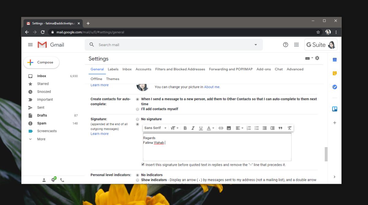 How To Create An Email Signature In Gmail
