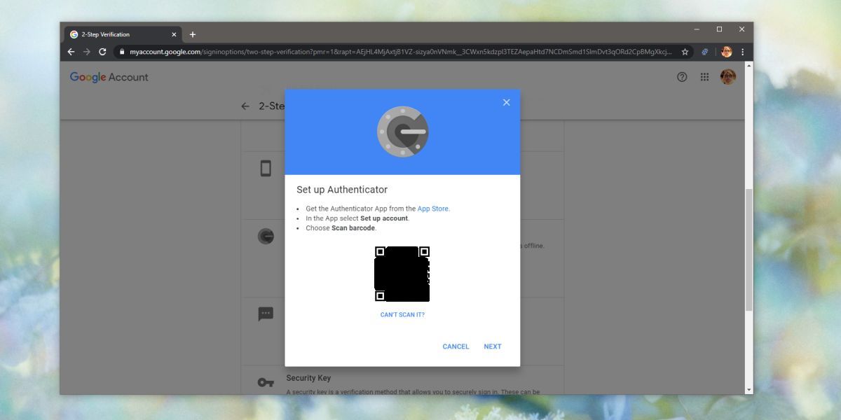 How to set up Google Authenticator for a Gmail account