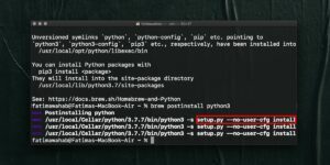 How to install Python 3 on macOS