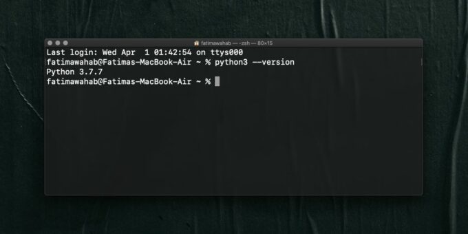 How to install Python 3 on macOS