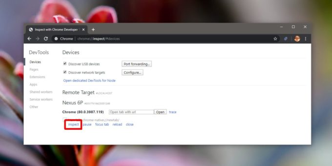 How to get the web console log in Chrome for Android