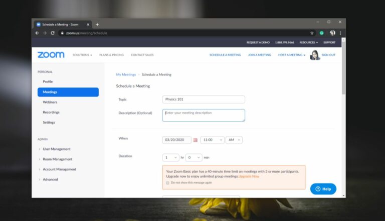 How to create an online classroom with Zoom