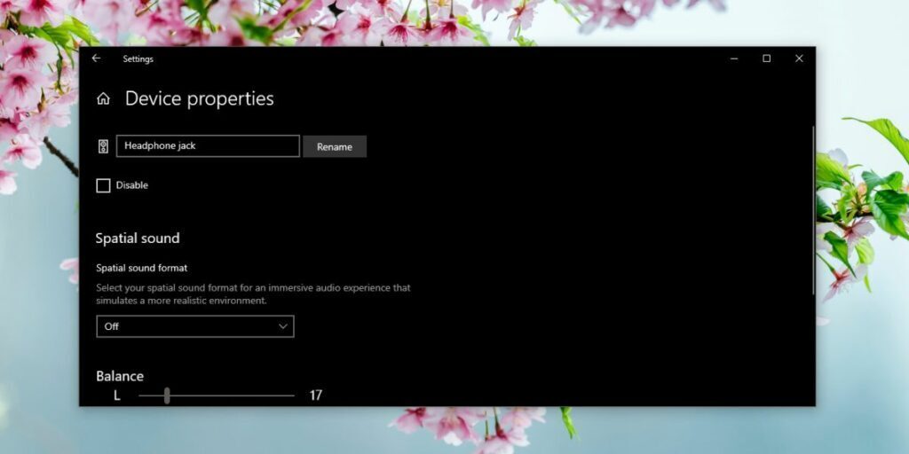 How to rename a sound device on Windows 10
