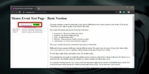 How to test mouse buttons