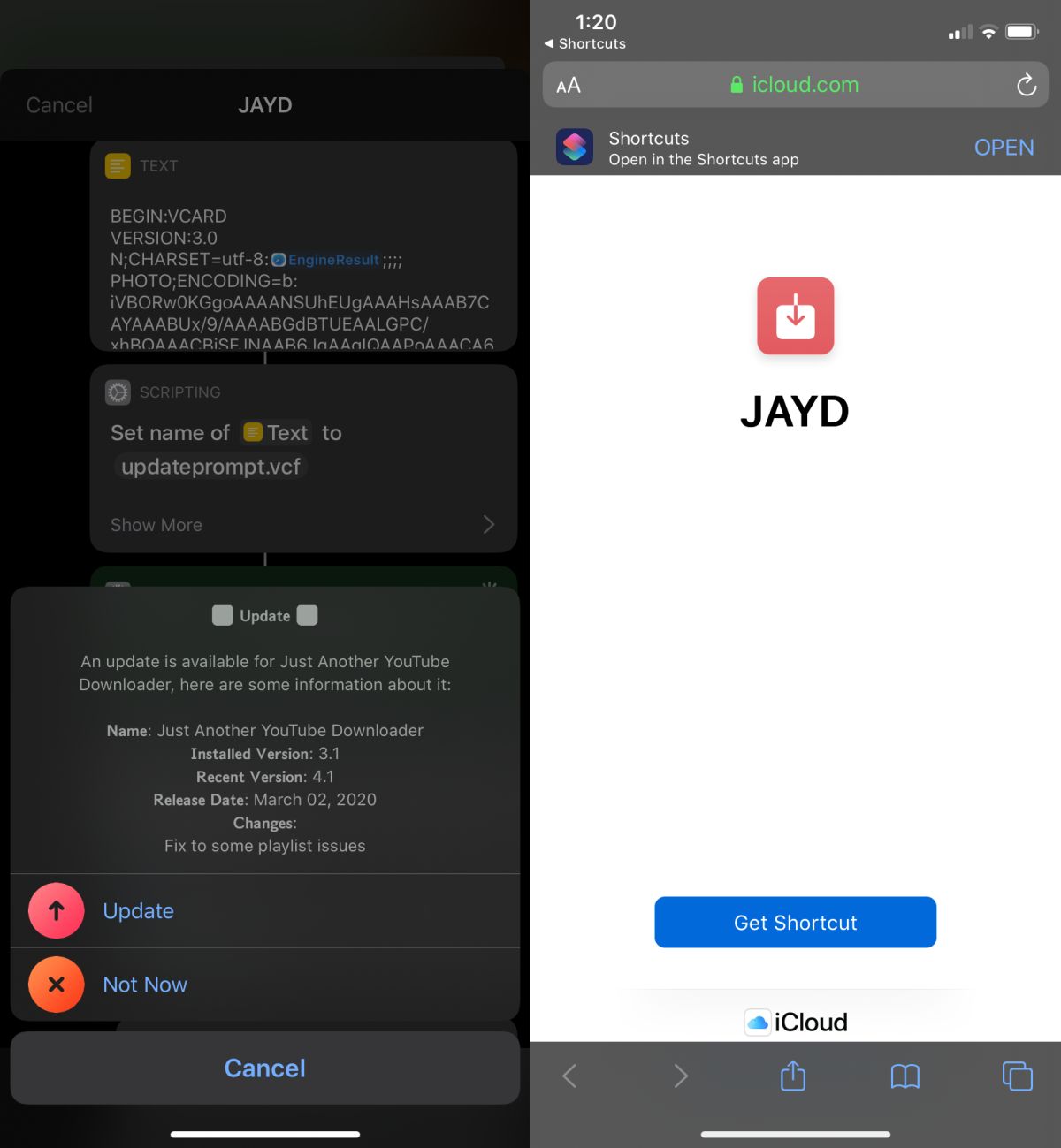 How To Update A Shortcut On IOS