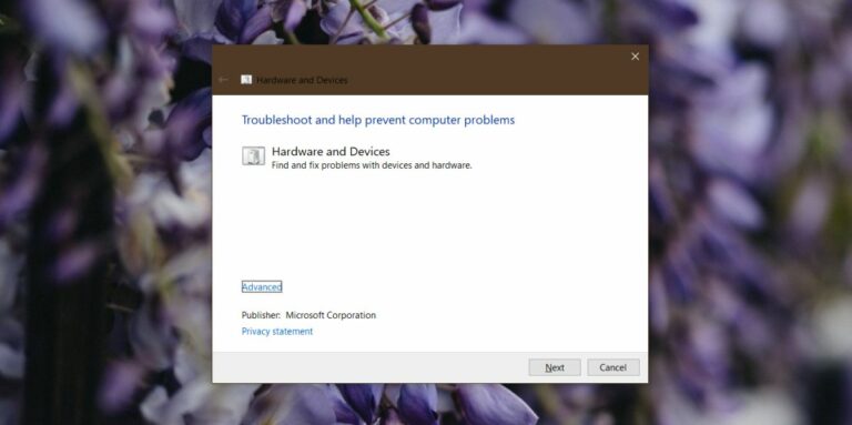 How to fix Hardware and devices troubleshooter missing on Windows 10
