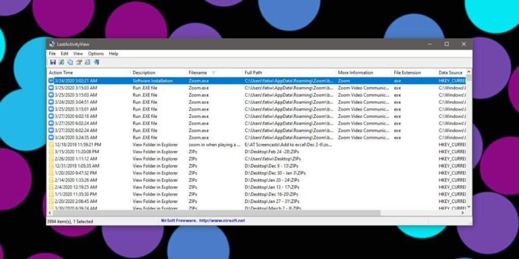 How to view when an app was last accessed on Windows 10