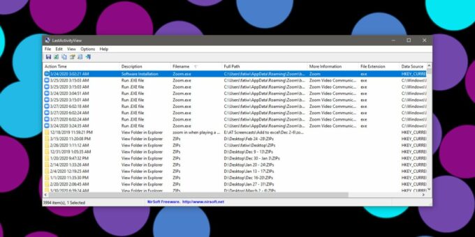 How to view when an app was last accessed on Windows 10