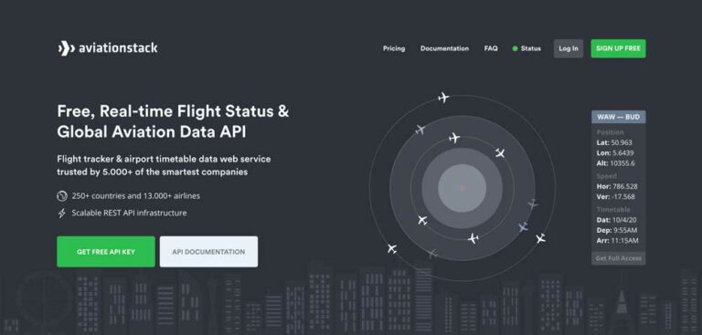 the Aviationstack API review: current and historical flight data
