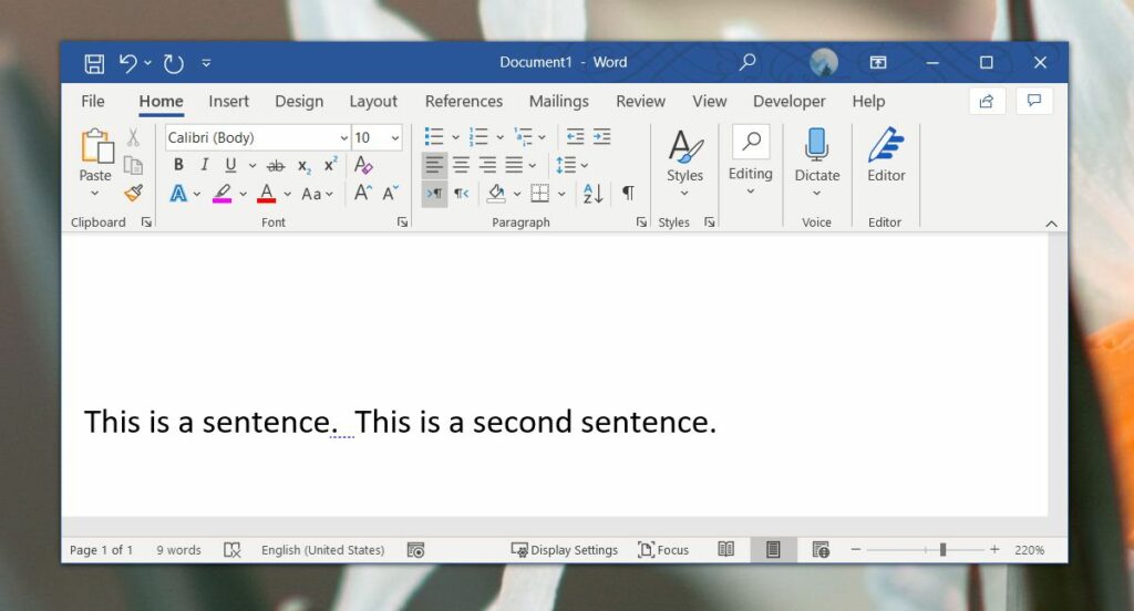 How to set grammar rules for spacing after a period in Microsoft Word
