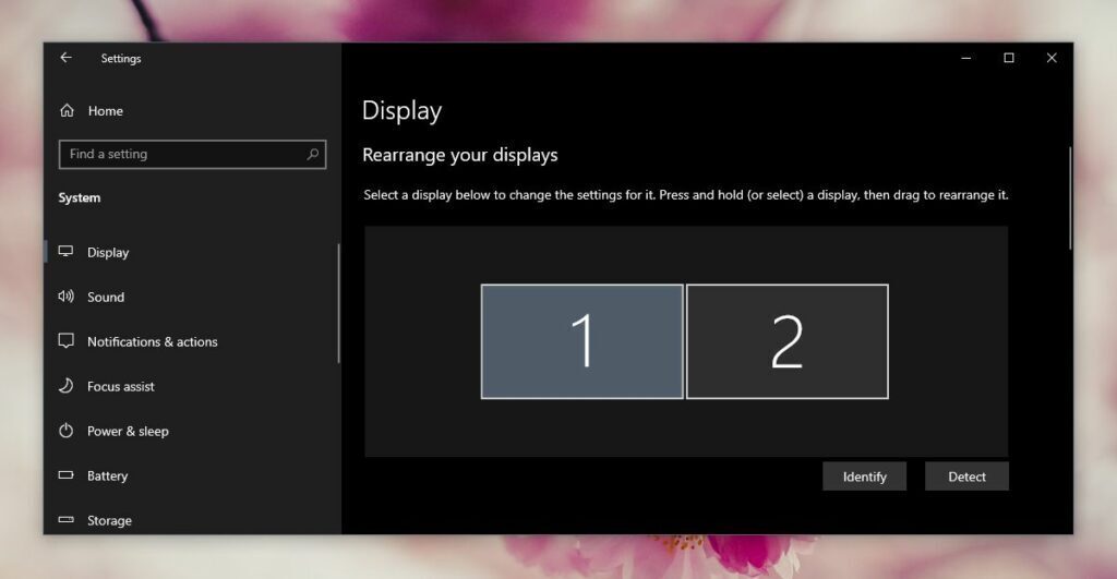 How to arrange multiple monitors on Windows 10