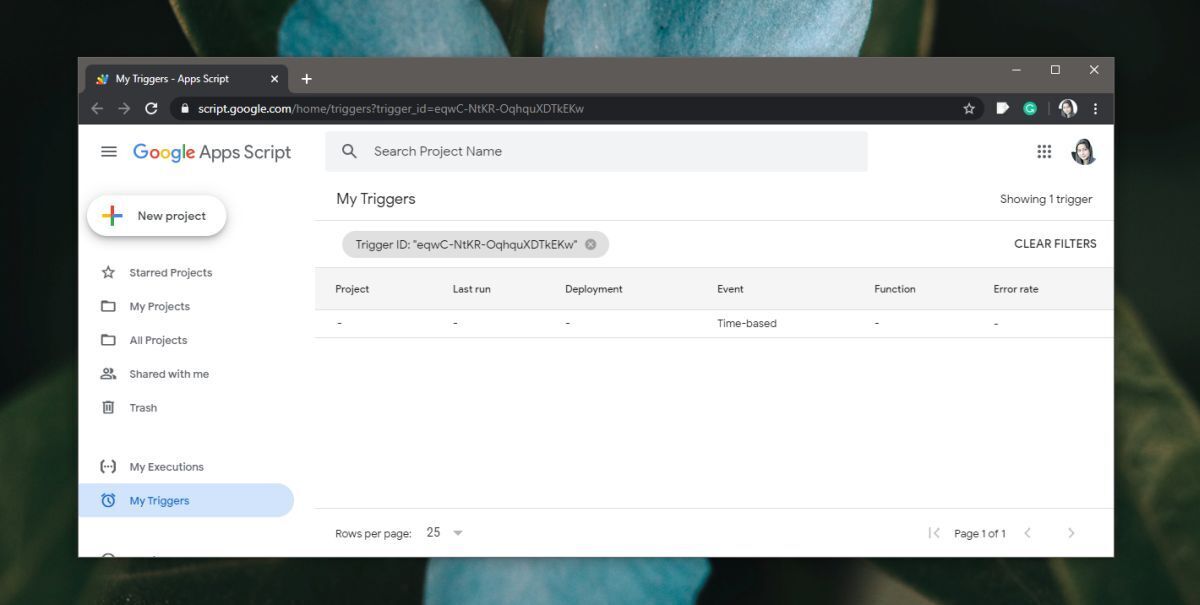 How to stop 'failures for Google Apps Script' emails