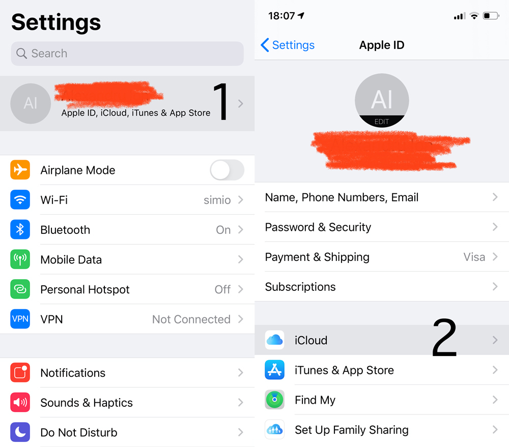 How to fix "Sharing name and photo not available" on iOS