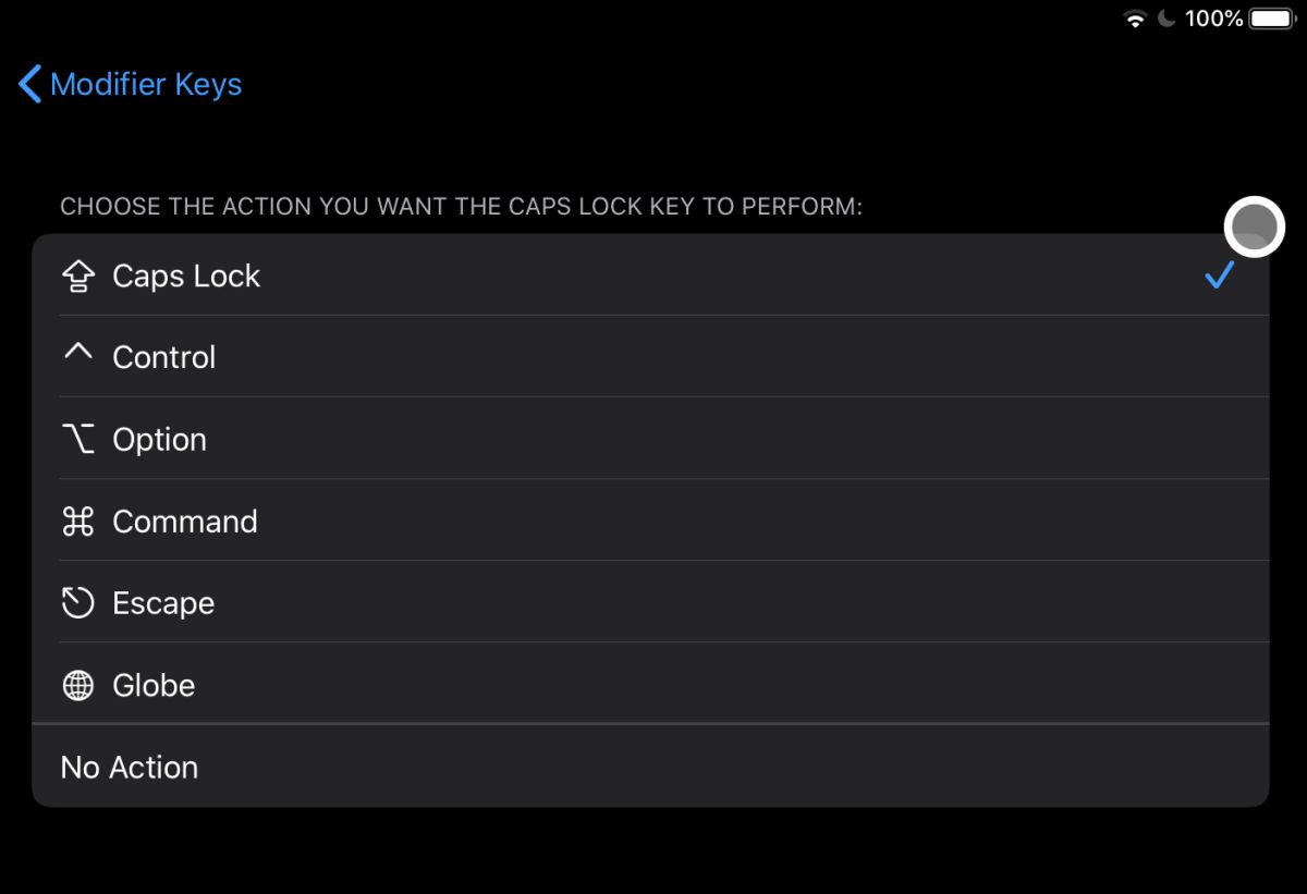 How To Customize Modifier Keys For A Keyboard On IPad