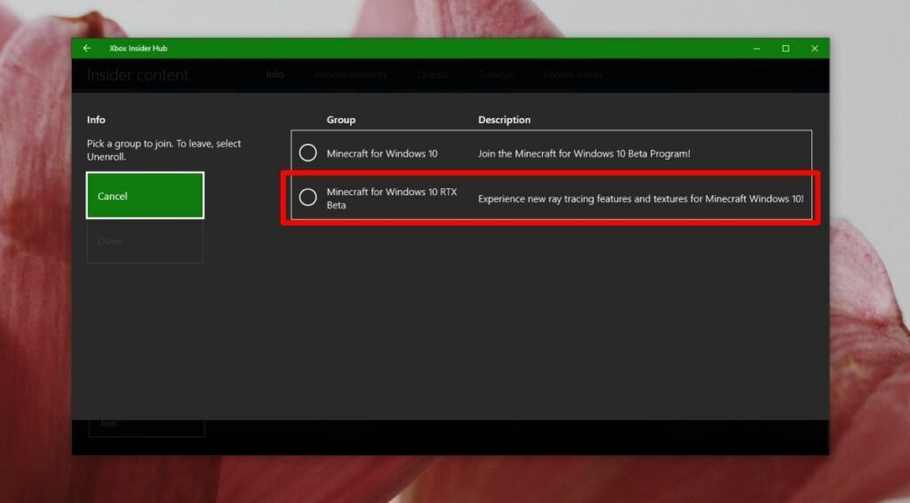 How to try Minecraft NVIDIA Ray Tracing on Windows 10