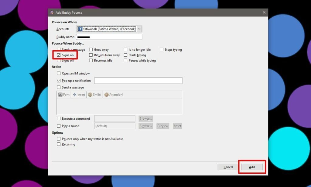 How to get alerts when a Facebook Messenger friend is online