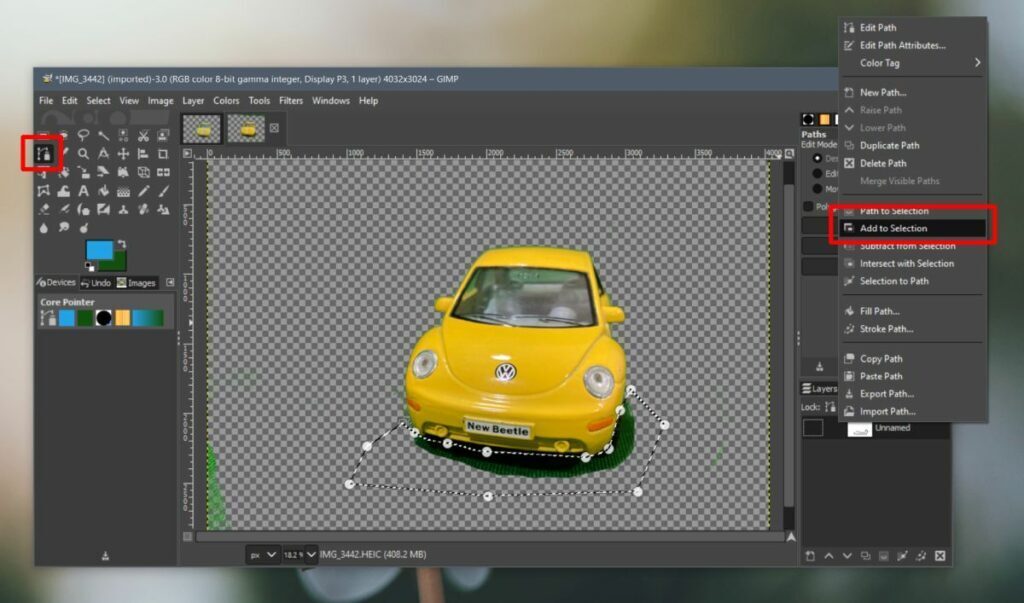How to remove a green screen background from an image on Windows 10