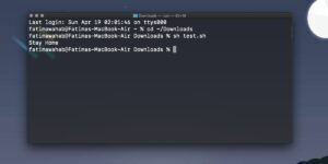 How to run a Shell or .sh script on macOS