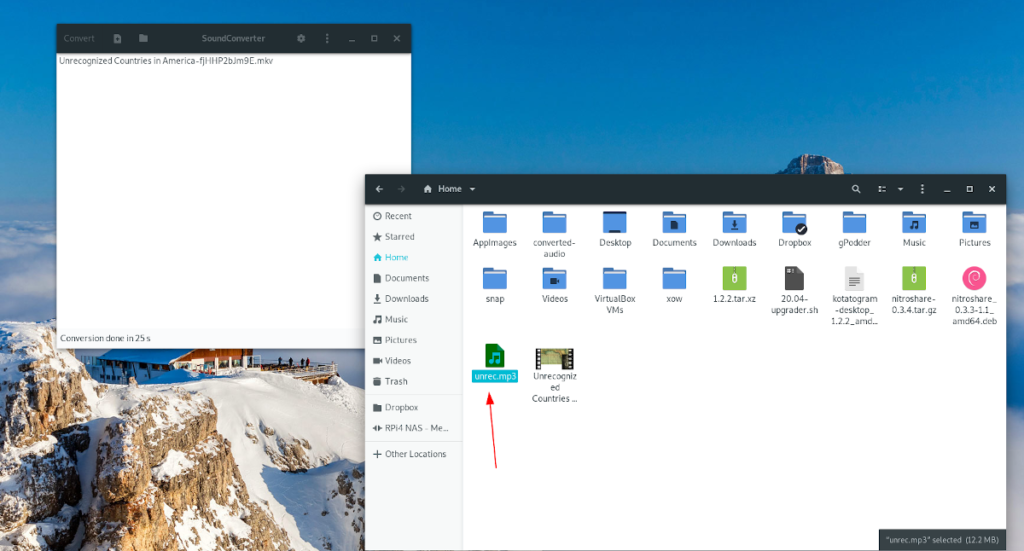How to convert video files to MP3 on Linux