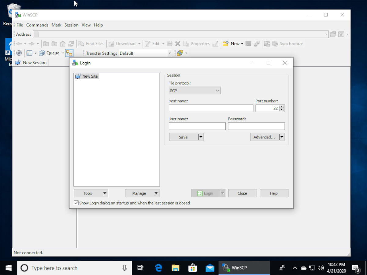 How to transfer files to Linux from Windows 10 over SSH