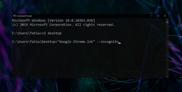 How To Use A Command Line Switch On Windows 10