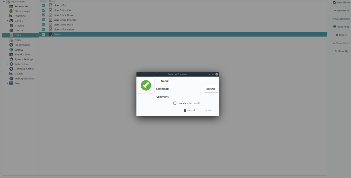 How to edit app shortcuts in the Ubuntu app menu