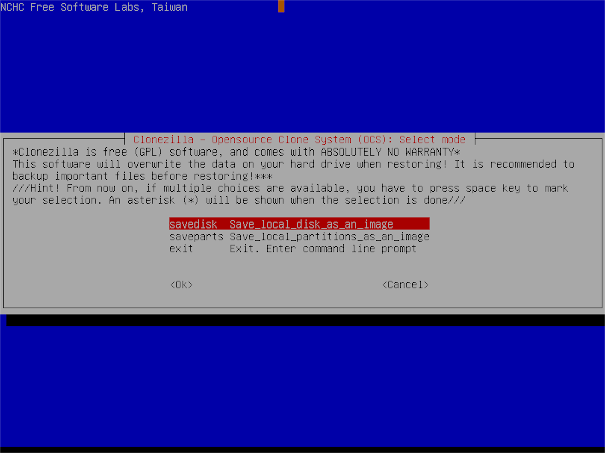 How to clone your Ubuntu server installation with Clonezilla