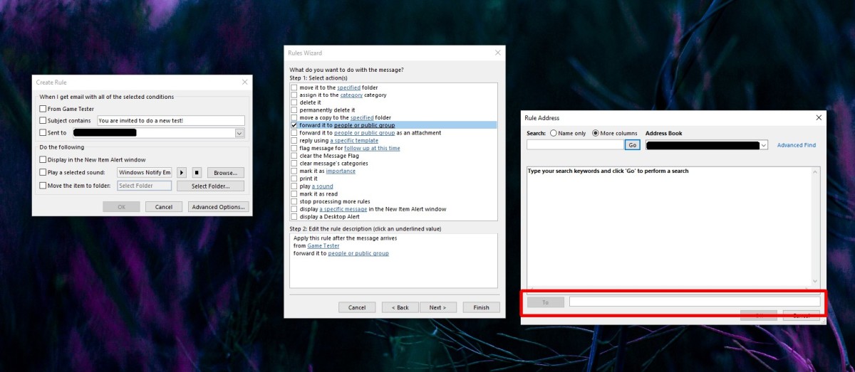 How to auto forward emails in Outlook 365