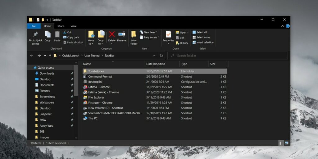 How to identify taskbar icons on Windows 10